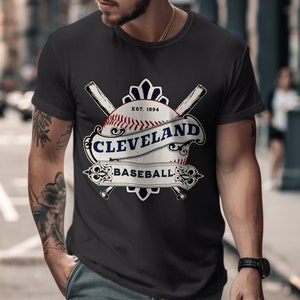 Vintage Cleveland Baseball T-shirt & Sweatshirt, Classic Baseball Fan ...