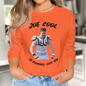 Joe Cool Football Graphic T-shirt, Athletic Apparel Gift, Fun Sports ...