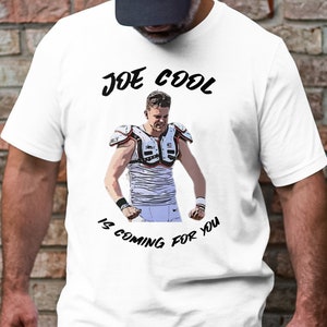 Joe Cool Football Graphic T-shirt, Athletic Apparel Gift, Fun Sports ...