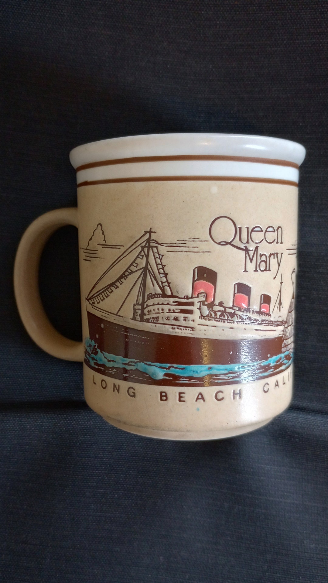 Vintage, Queen Mary Ship, Spruce Goose Cup, Long Beach Ca.cup ...