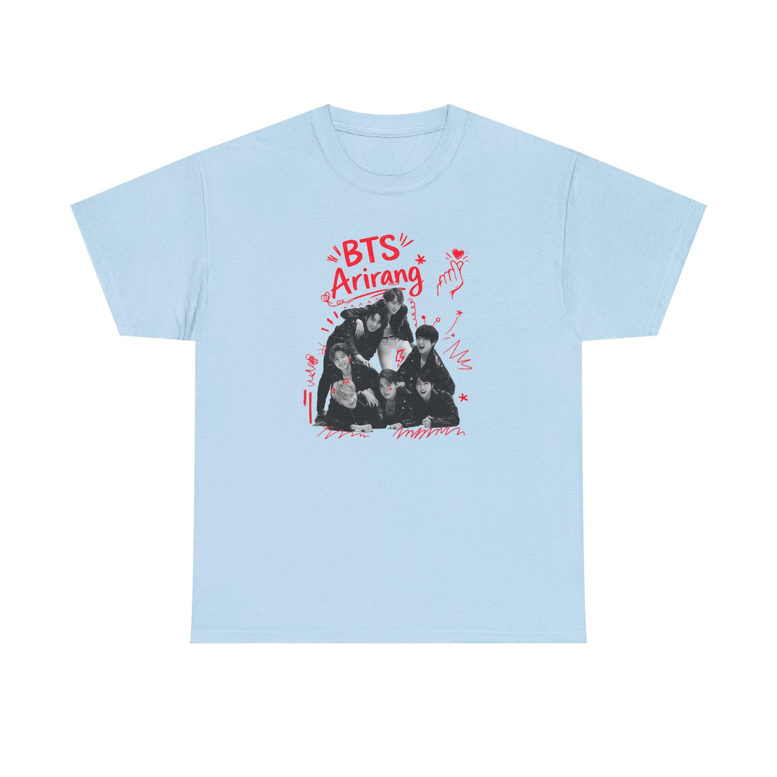 BTS Arirang Graphic Unisex Tee, Kpop World Tour Fan T Shirt 2026, ARMY ...