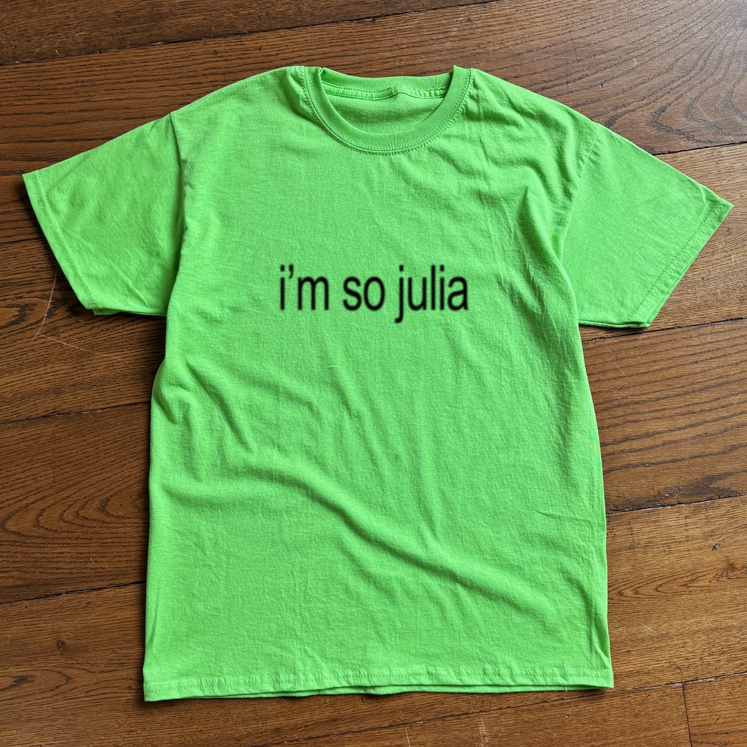I'm so Julia Charlie XCX Baby Tee, Graphic Baby Tee, Heavy Cotton ...