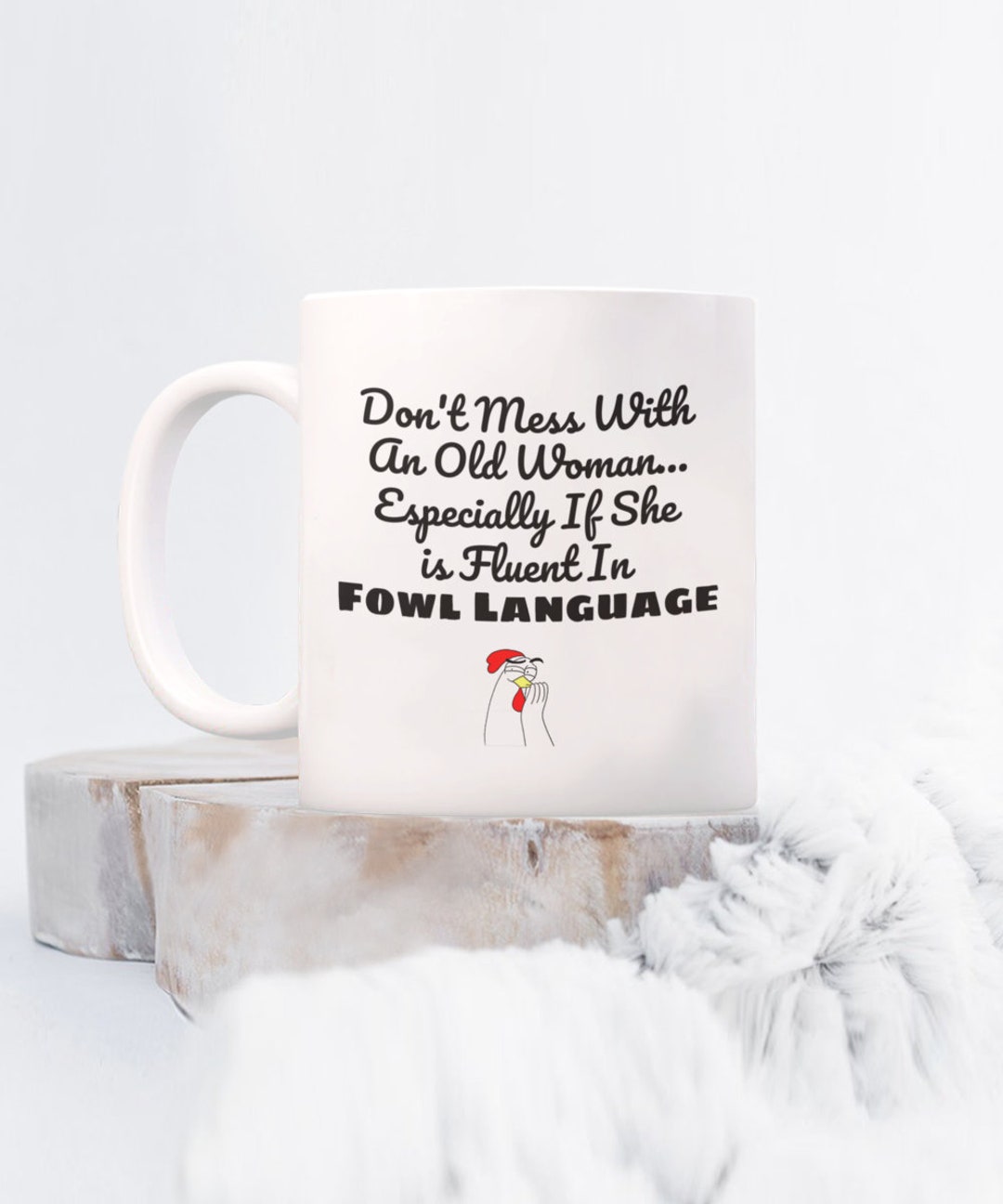 Novelty Old Woman Coffee Mug Perfect Gift for Mom, Aunt, Sister - Etsy