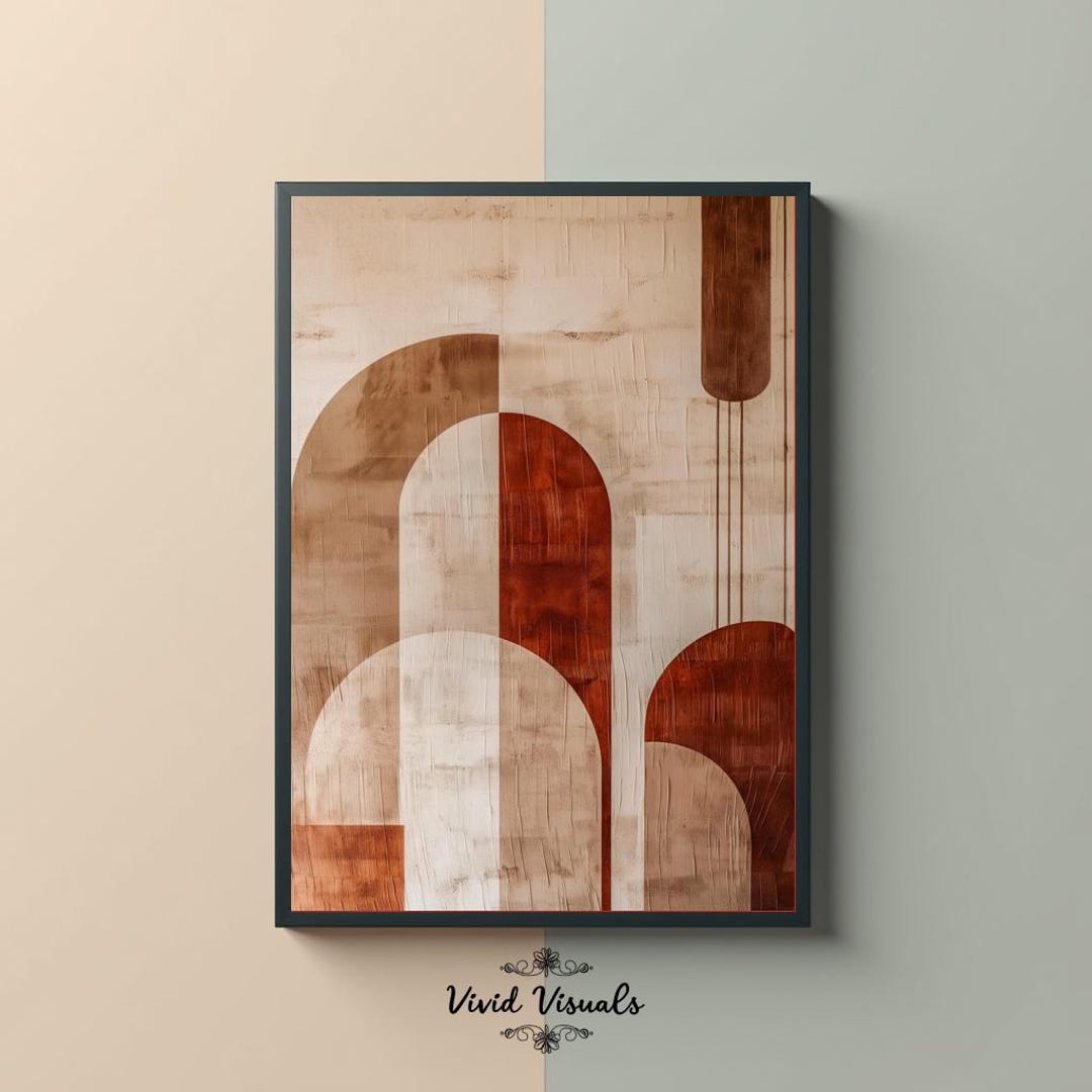 Bohemian Abstract Geometry 4 | Boho Wall Art Prints | Neutral Wall Art ...