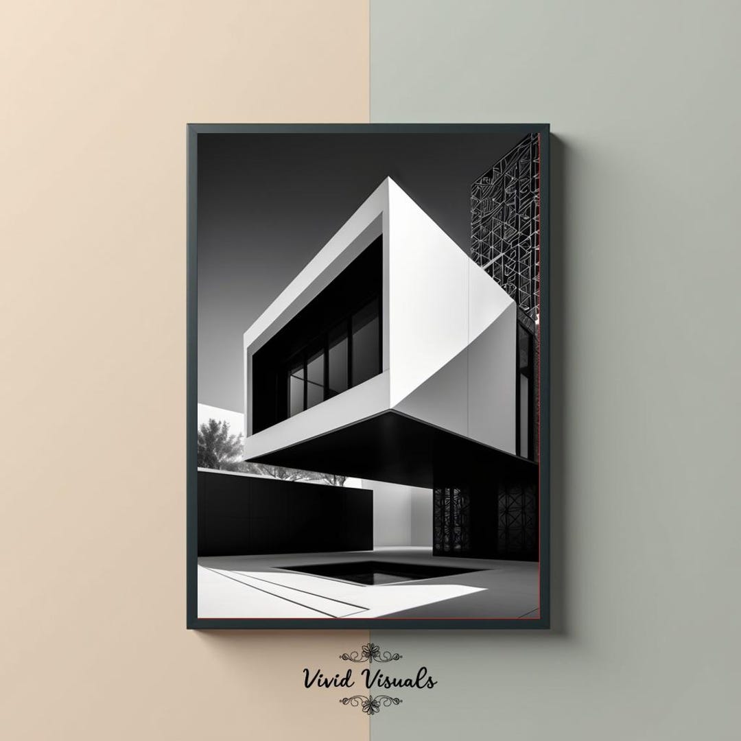 Photography Wall Art | Building Architecture | Black and White Art ...