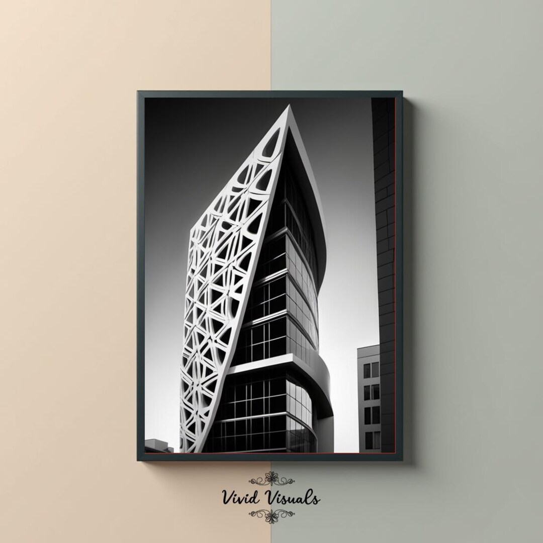 Photography Wall Art | Building Architecture | Black and White Art ...