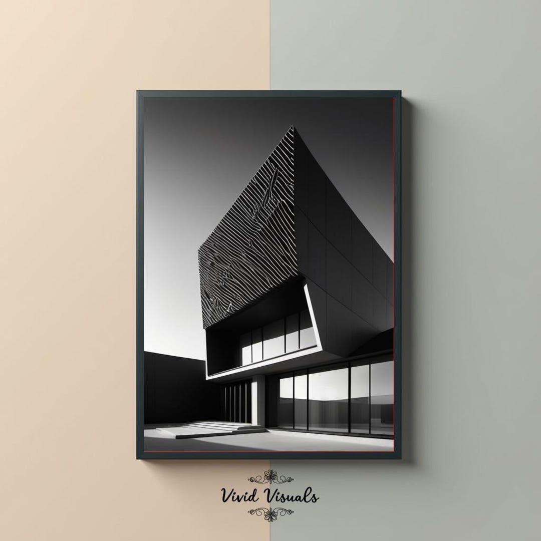 Photography Wall Art | Building Architecture | Black and White Art ...