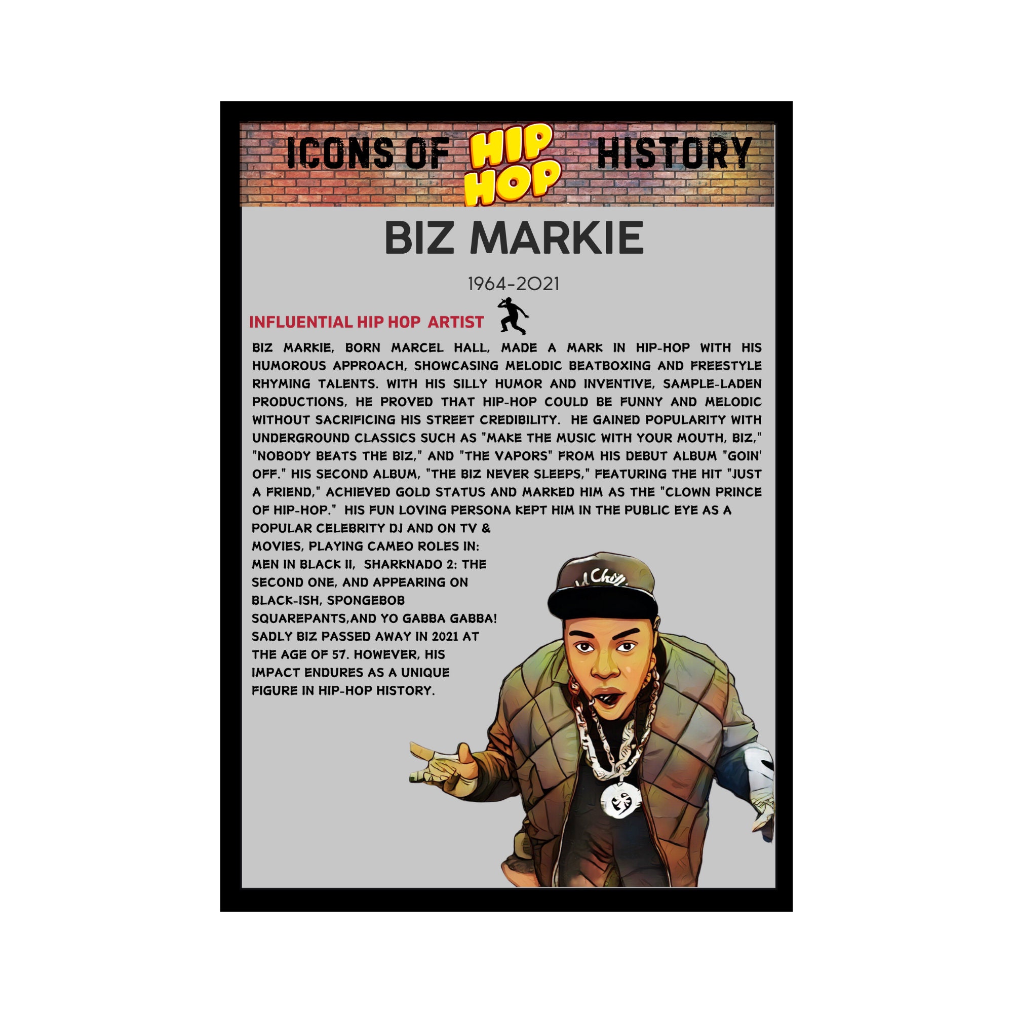 Icons of Hip Hop: the Golden Era 1986-1992 12 Printable Music Posters ...