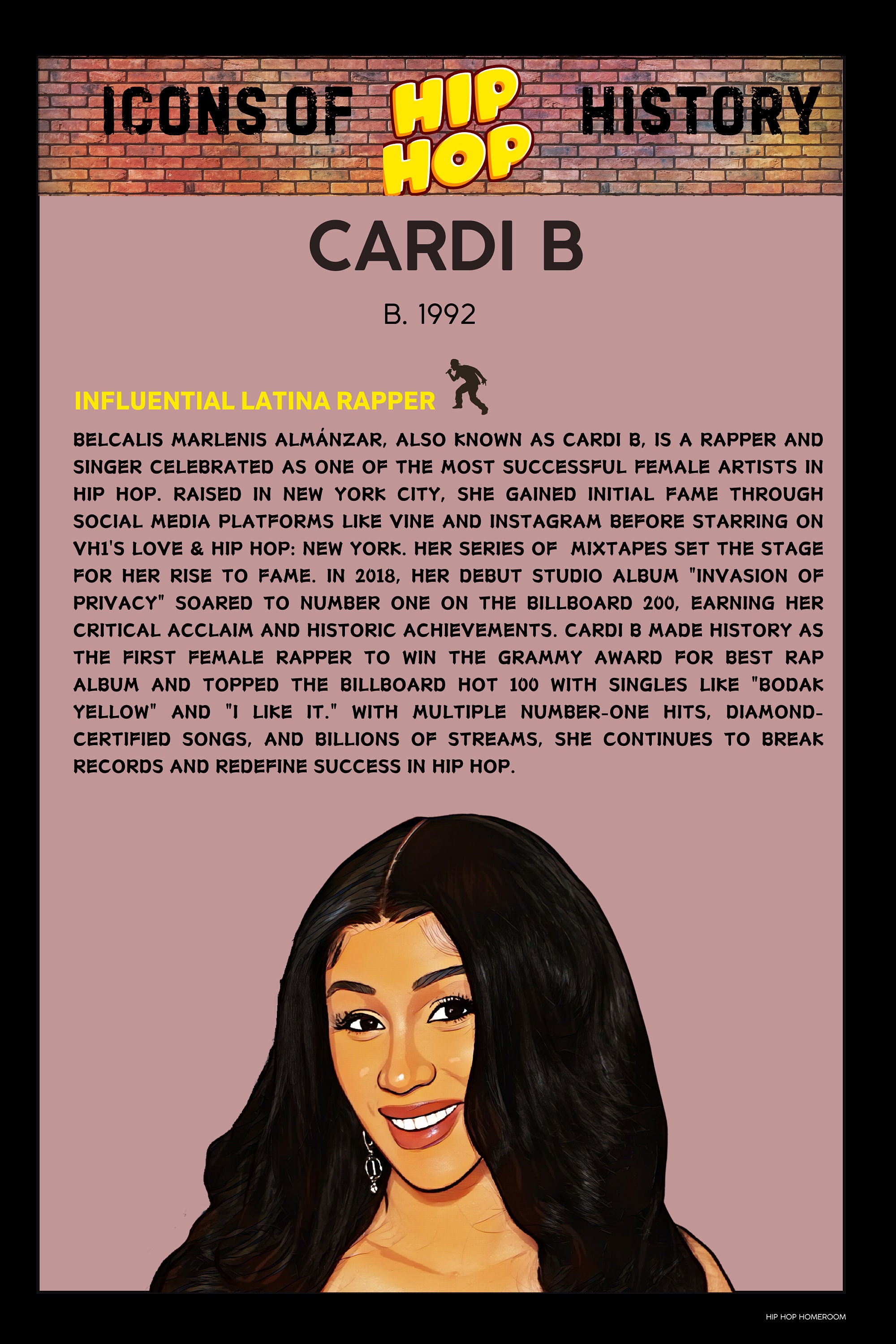 Icons of Hip Hop: Latin Legends- Printable Music Posters, Hip Hop ...