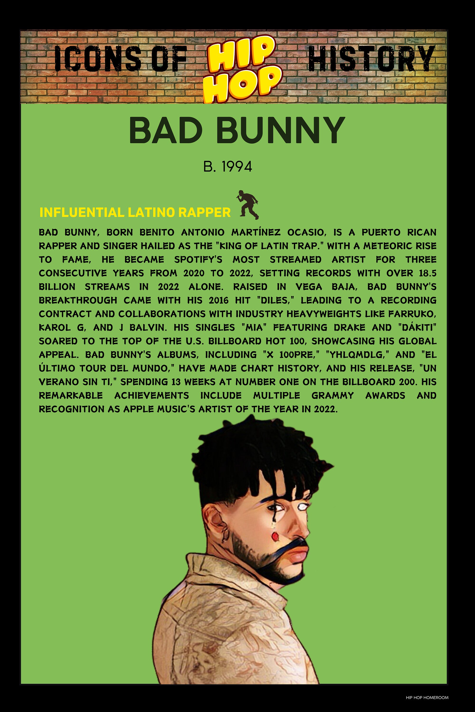 Icons of Hip Hop: Latin Legends Printable Music Posters, Hip Hop ...