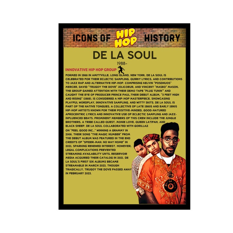 Icons of Hip Hop: the Golden Era 1986-1992 12 Printable Music Posters ...