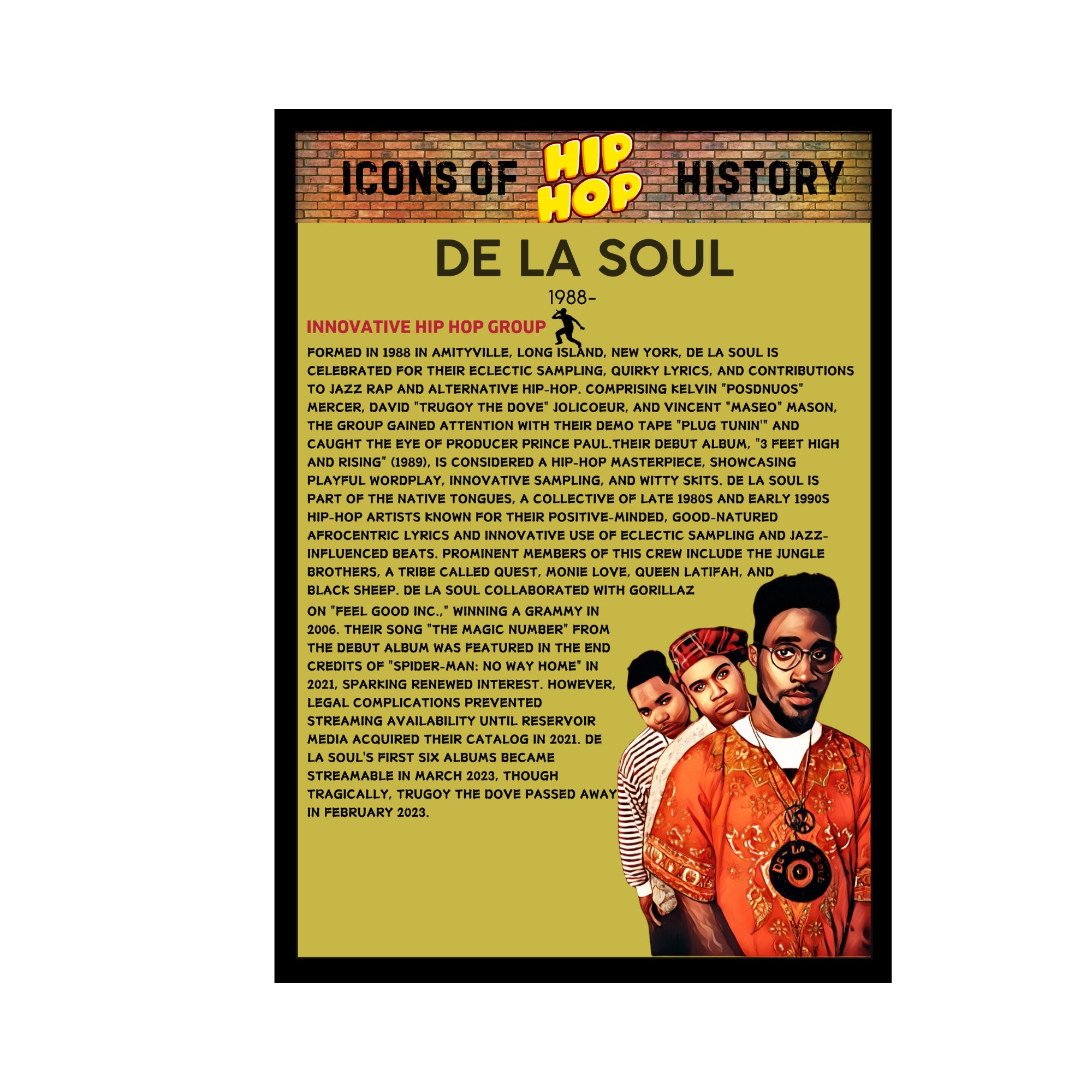Icons of Hip Hop: the Golden Era 1986-1992 12 Printable Music Posters ...