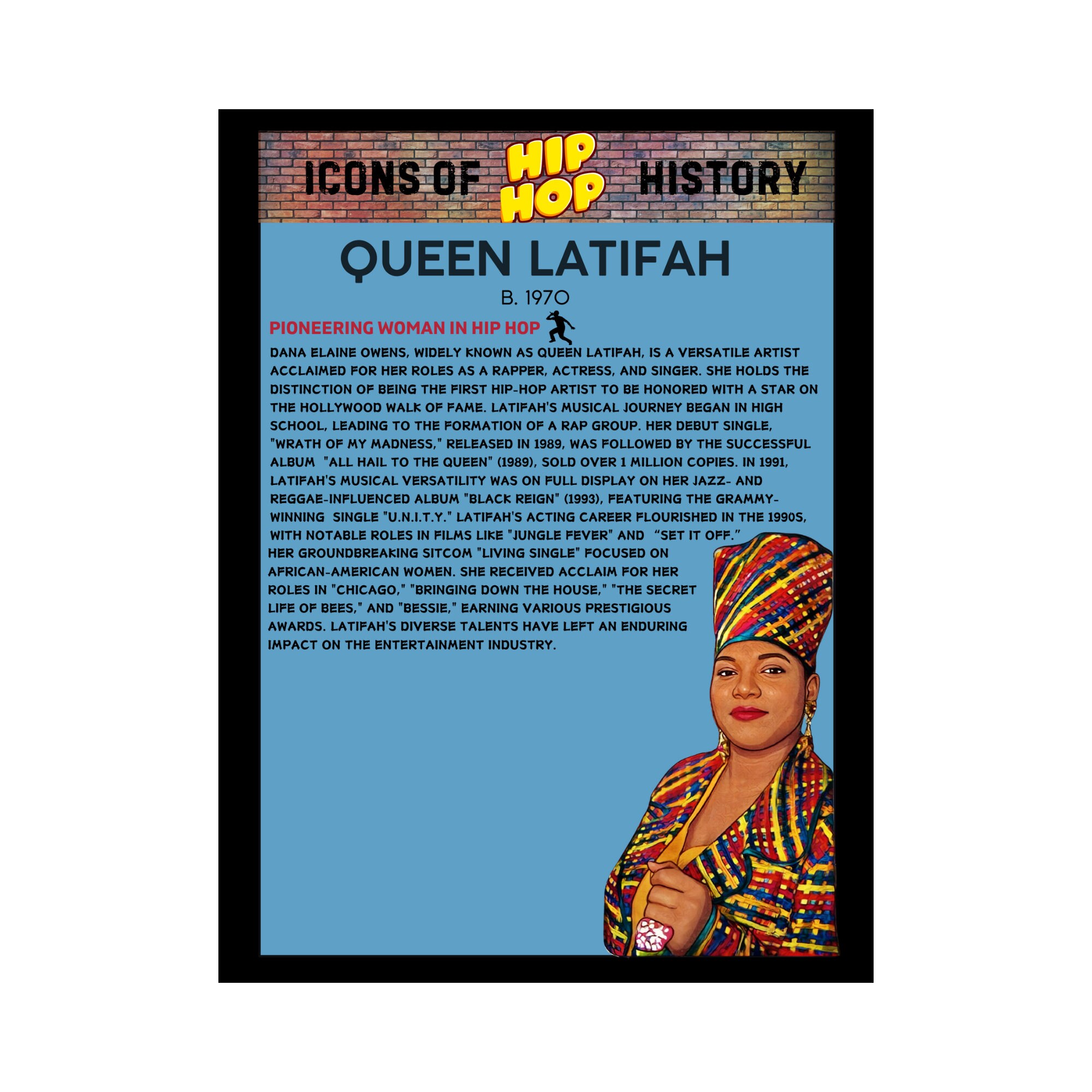 Icons of Hip Hop: Trailblazing Women 11 Printable Music Posters, Women ...