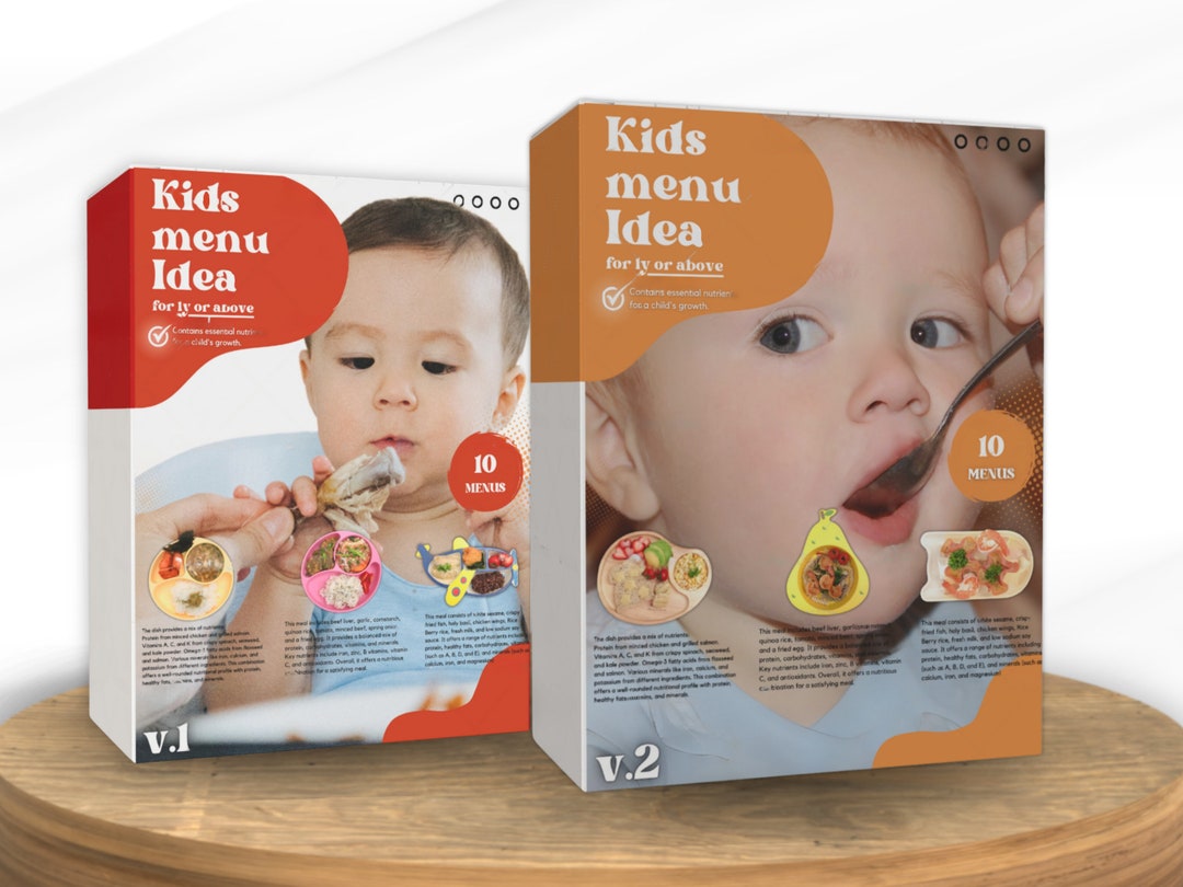 1 Year Old Meal, First Watch Kids Menu, Kids Friendly Menu Idea, Baby ...