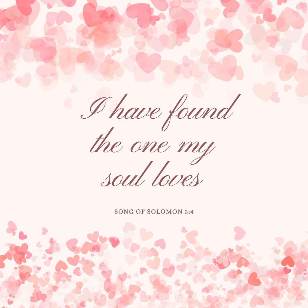 Valentines Day Christian Bible Verse Gift Digital Download Printable ...