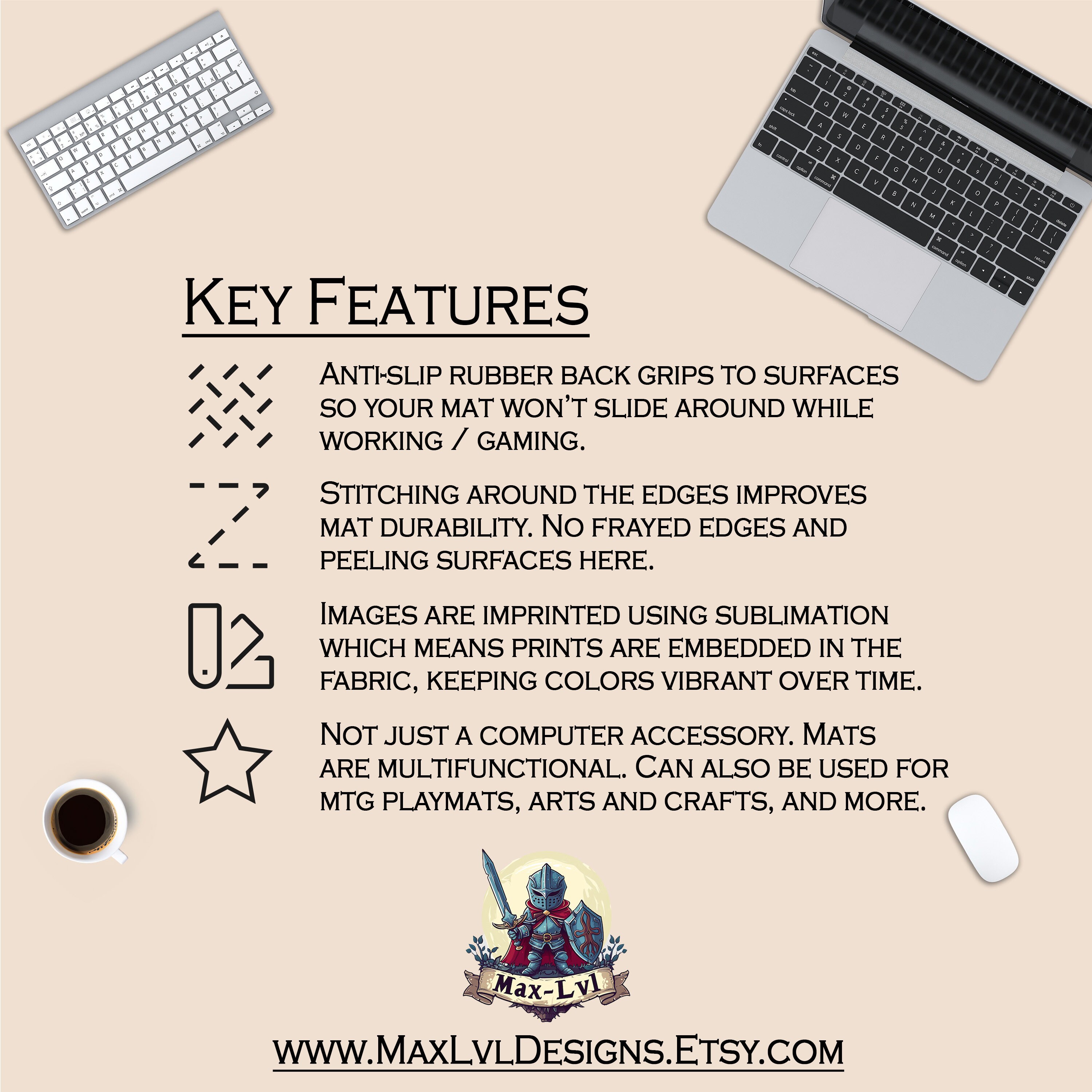 Power Armor Helmet Desk Mat, Post Apocalyptic PC Gaming Desk Mat ...