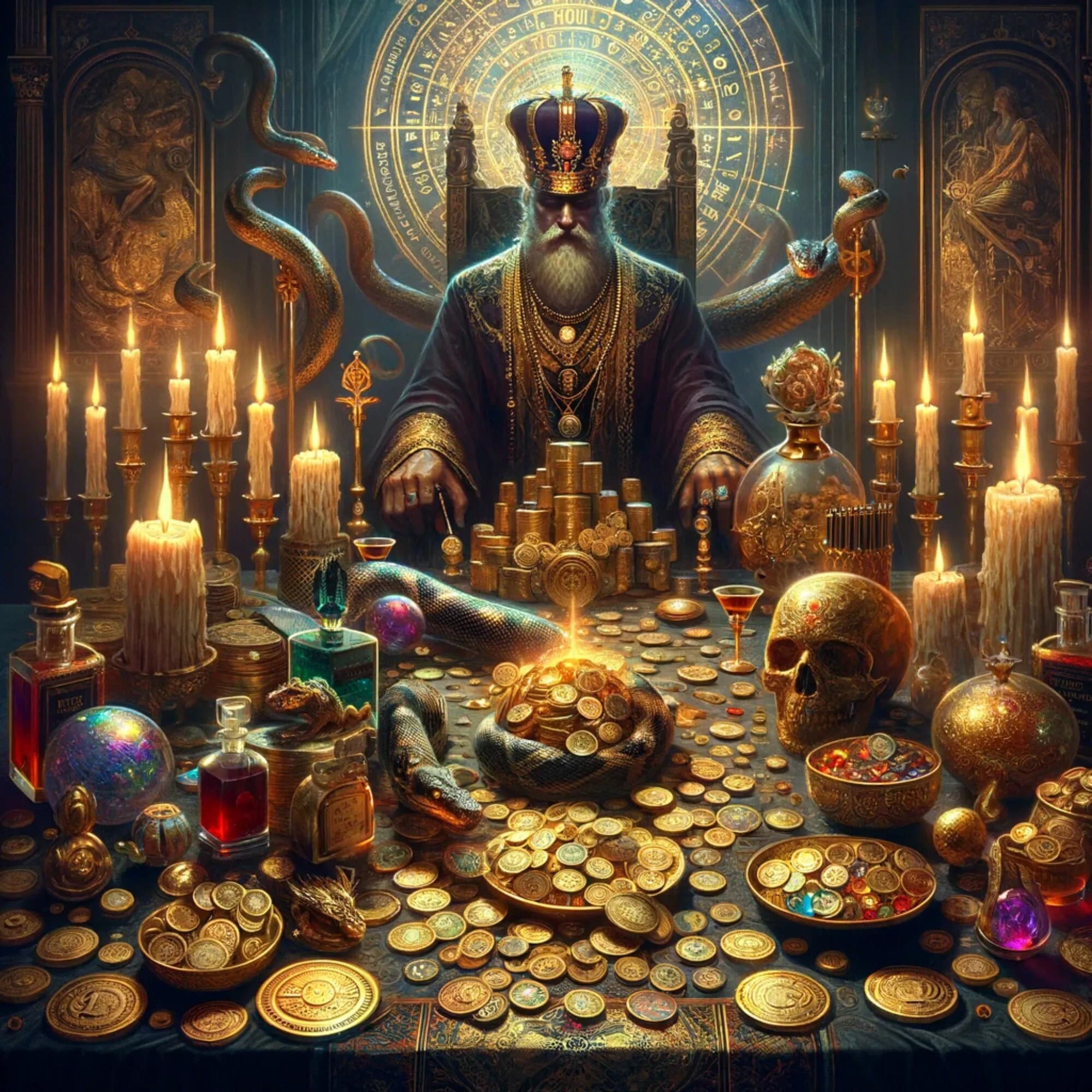 Eternal Wealth Pact With Mammon, Money Ritual, Riches Spell, Wealth ...