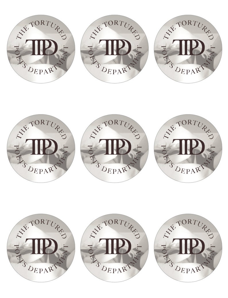TTPD Release Party Printable Set - Etsy