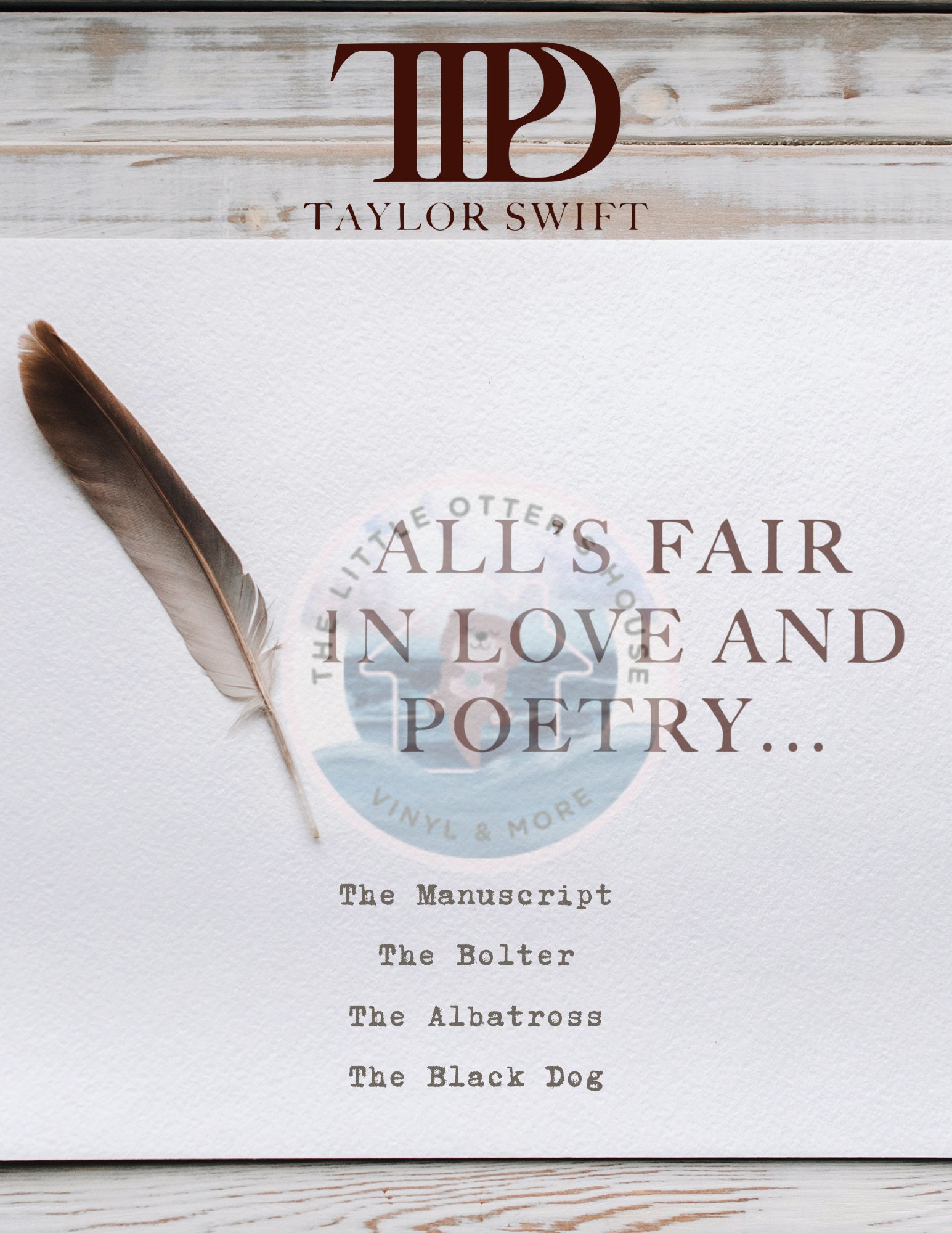 TTPD Release Party Printable Set - Etsy