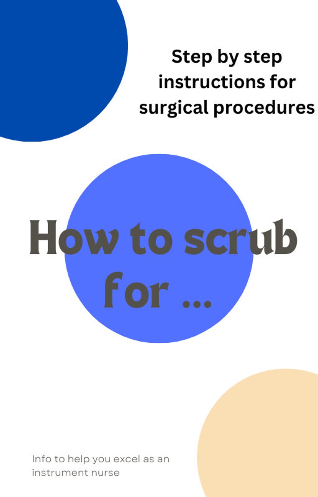 MIS Lumbar Discectomy Surgical Procedure Cheat Sheet for Scrub ...