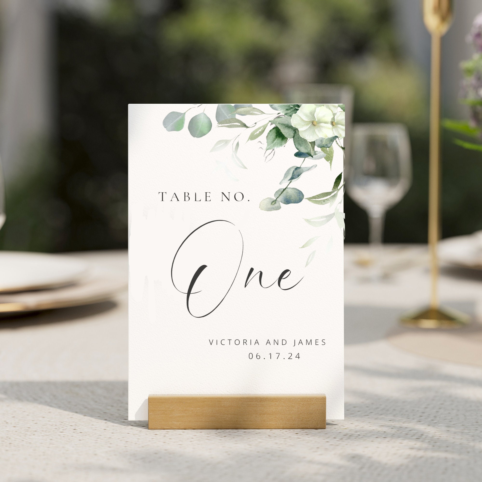 Editable Table Numbers Template, Digital Download Table Number, DIY ...