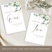 Editable Table Numbers Template, Digital Download Table Number, DIY ...