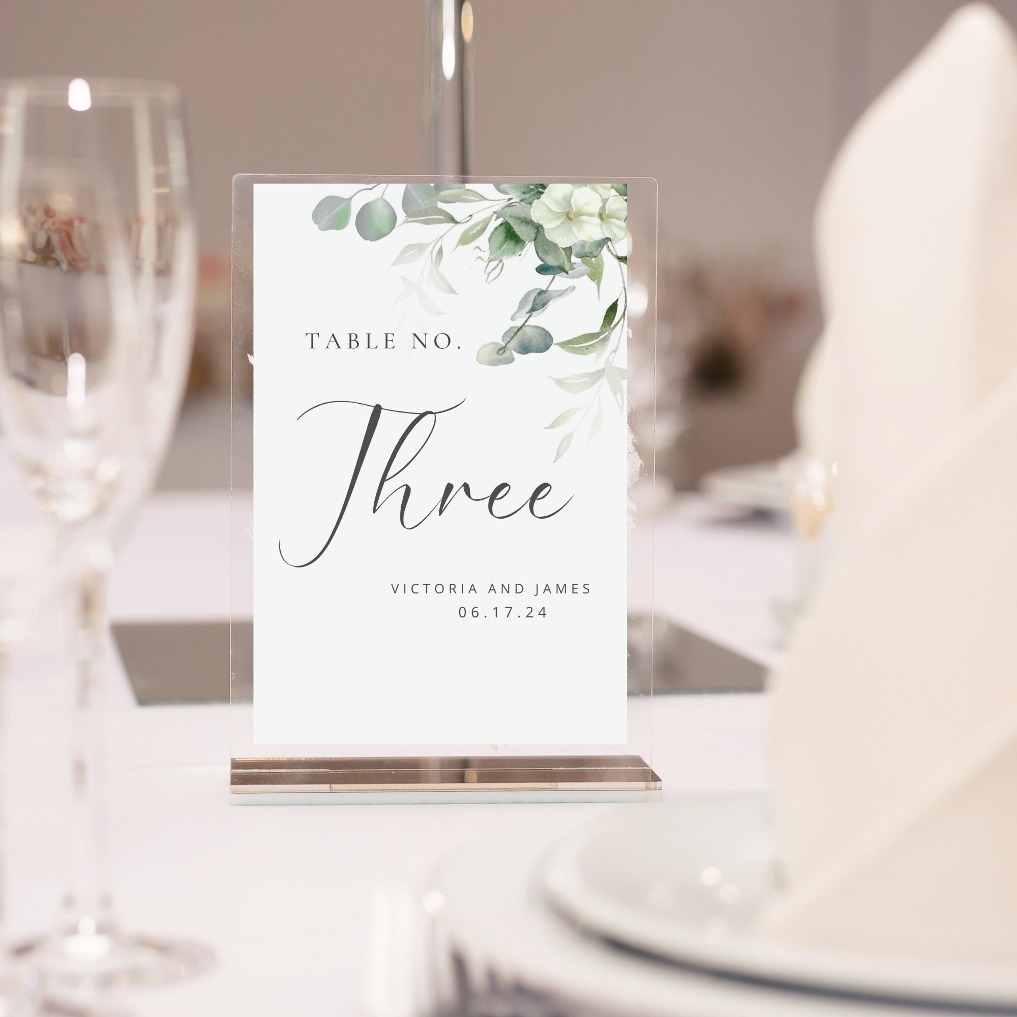 Editable Table Numbers Template, Digital Download Table Number, DIY ...