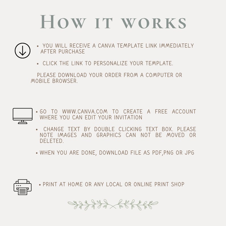 Editable Wedding Invitation Template, Digital Invitation Suite ...