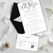 Editable Wedding Invitation Template Minimalist Invite, QR Code Rsvp ...