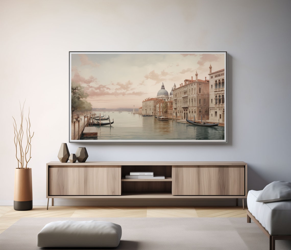Samsung Frame TV Art * Venice Canals and Gondolas* Instant Digital ...