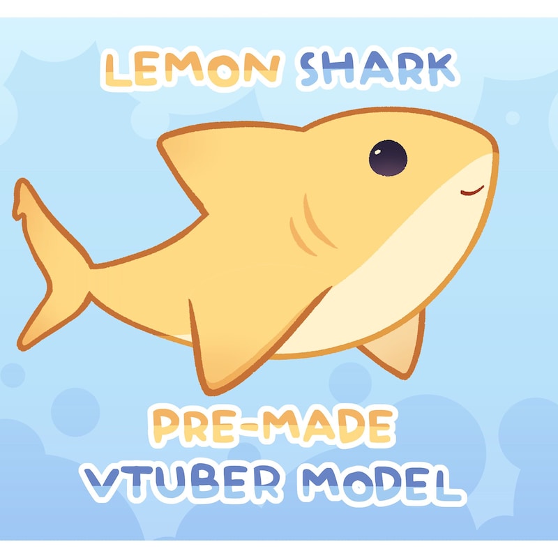 Shark Vtuber Model - Etsy