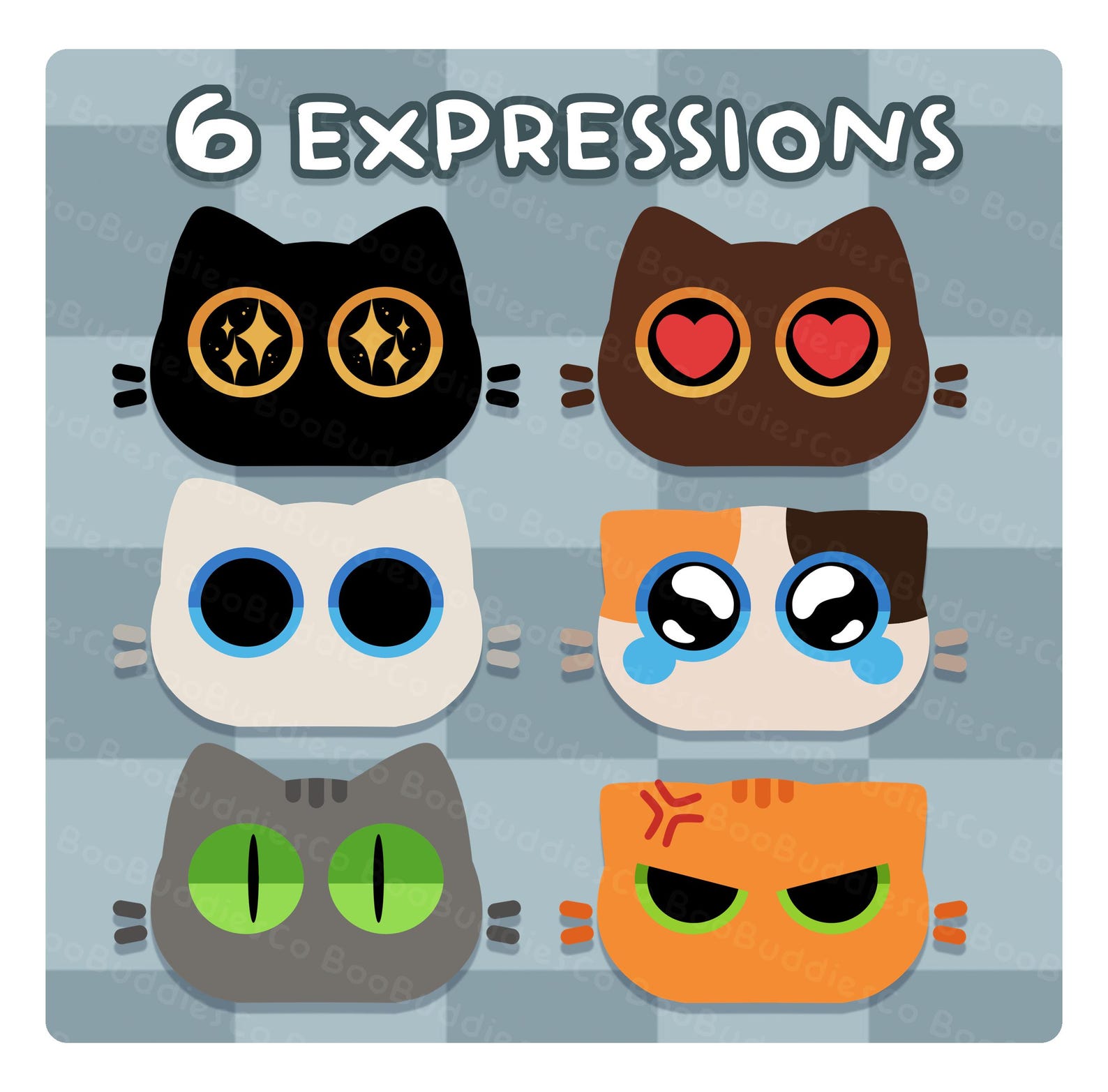 Squishy Cat Pngtuber | Ready to Use Reactive Veadotube Model for ...