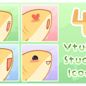 Lemon Shark Vtuber | Ready to Use Live2d Vtuber Model for Streaming - Etsy