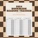 Printable 2024 Bookmark Tracker - Etsy