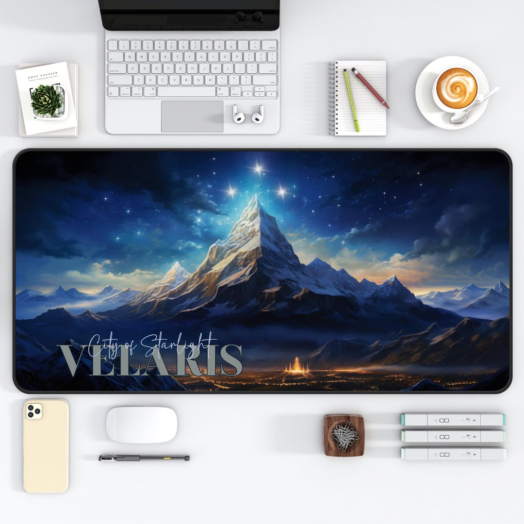 Acotar Desk Mat Velaris Fantasy Mouse Pad, Night Court, City of ...