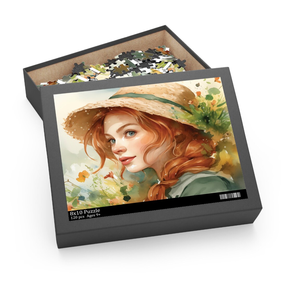 Anne Picture Puzzle Cottagecore Redhead Puzzle, Whimsical Puzzle, Anne ...