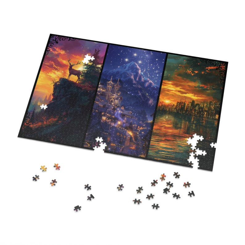 Maasverse ACOTAR Puzzle Throne of Glass Gift, Velaris, Terrasen, and ...