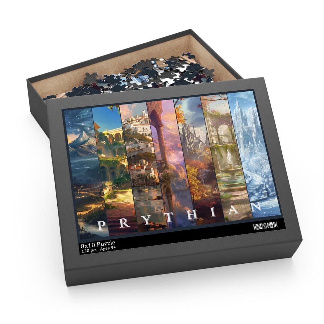 ACOTAR Puzzle, Prythian Courts Picture Puzzle, Night Court, Velaris ...