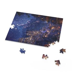 Acotar Puzzle Velaris Art, ACOTAR Puzzle Fantasy Picture Puzzle Bookish ...