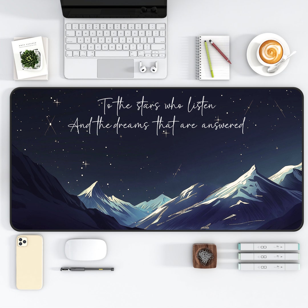 Acotar Desk Mat Fantasy Mouse Pad, Sara J Maas, City of Starlight ...