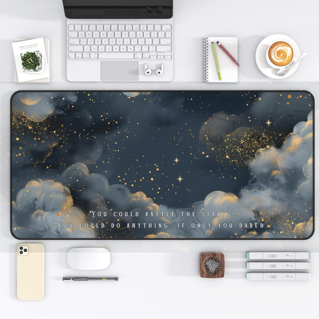 Acotar Desk Mat Throne of Glass Inspired Desk Mat Custom Mouse Pad ...