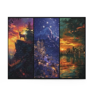 Maasverse Puzzle of Velaris, Terrasen, and Lunathion, ACOTAR Puzzle ...