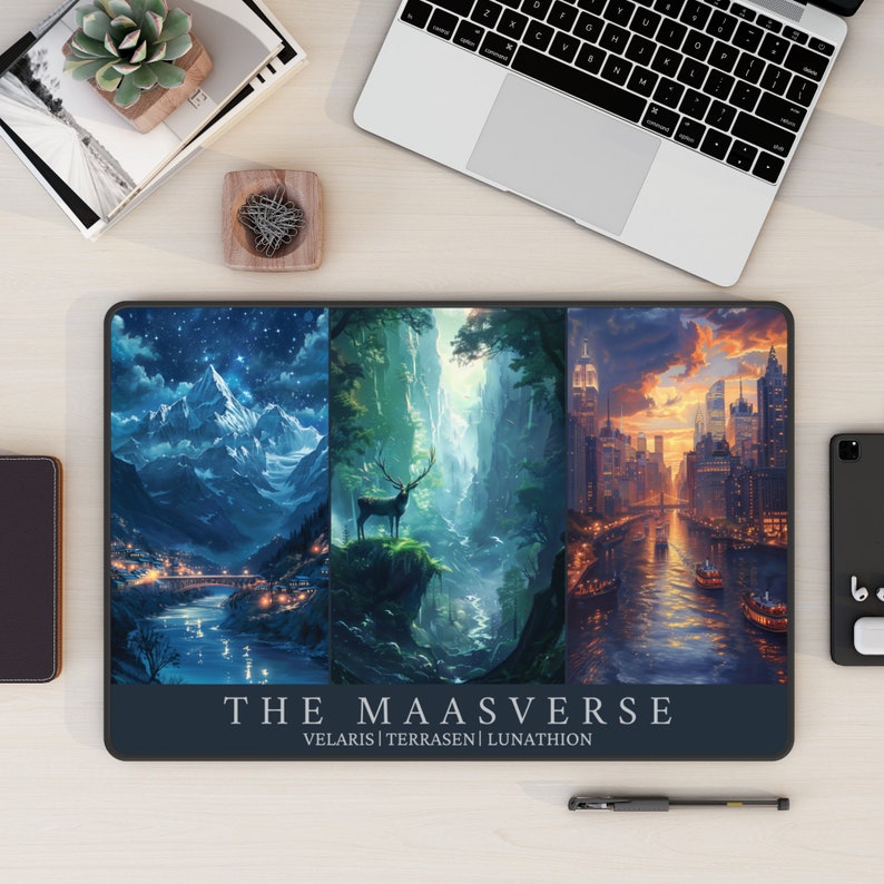 Acotar Maasverse Desk Mat Throne of Glass Art Large Mousepad, Maasverse ...
