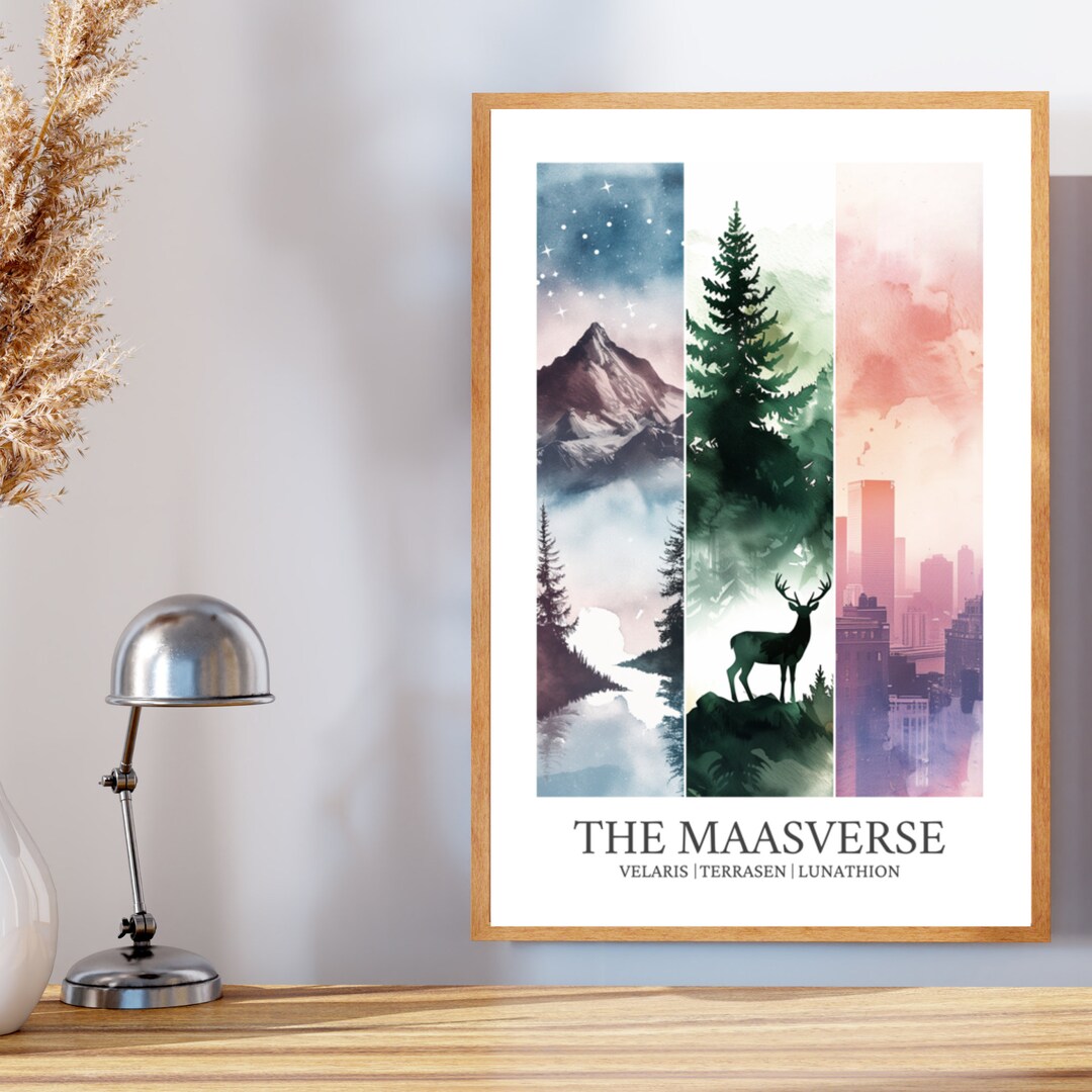 Velaris Terrasen Lunation Digital Print Maasverse Instant Download ...