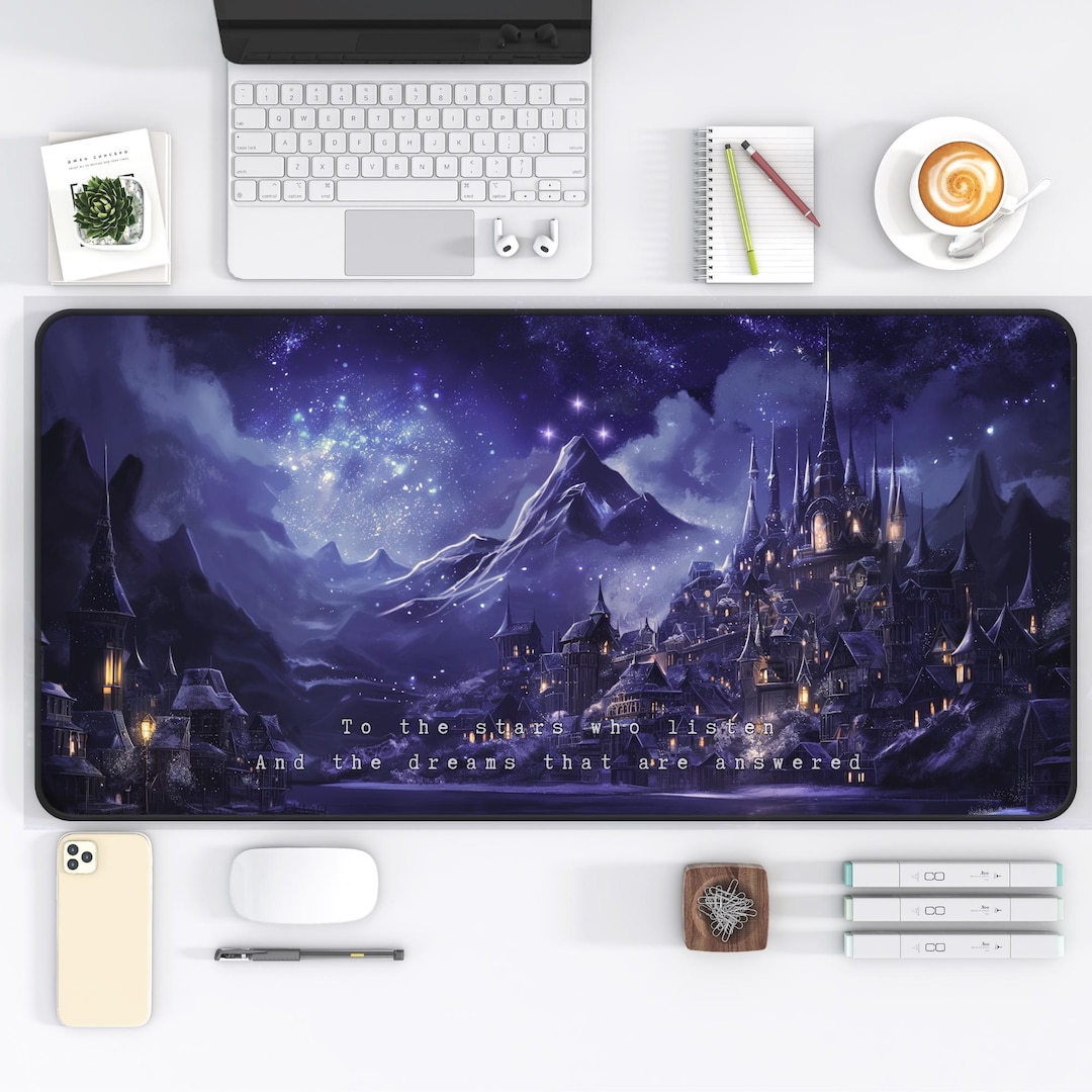 Velaris Desk Mat Acotar Mouse Pad Custom Deskmat, Night Court, City of ...