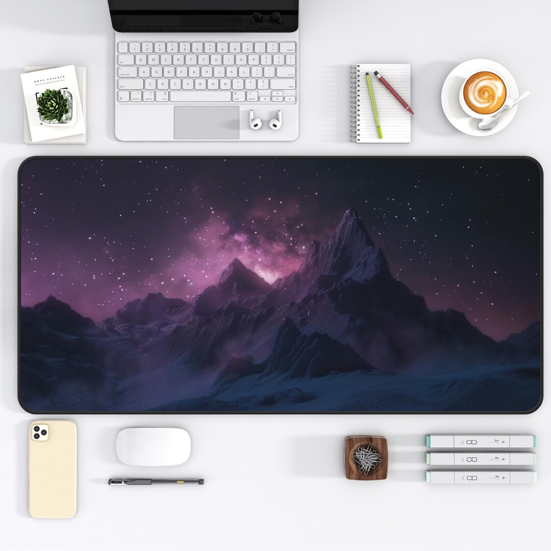 Majestic Mountain Desk Mat Custom Fantasy Desk Mat Acotar Inspired ...