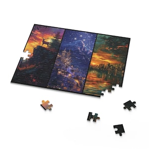 Maasverse Puzzle of Velaris, Terrasen, and Lunathion, ACOTAR Puzzle ...