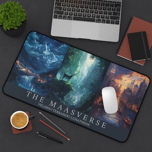 Acotar Maasverse Desk Mat Throne of Glass Art Large Mousepad, Maasverse ...