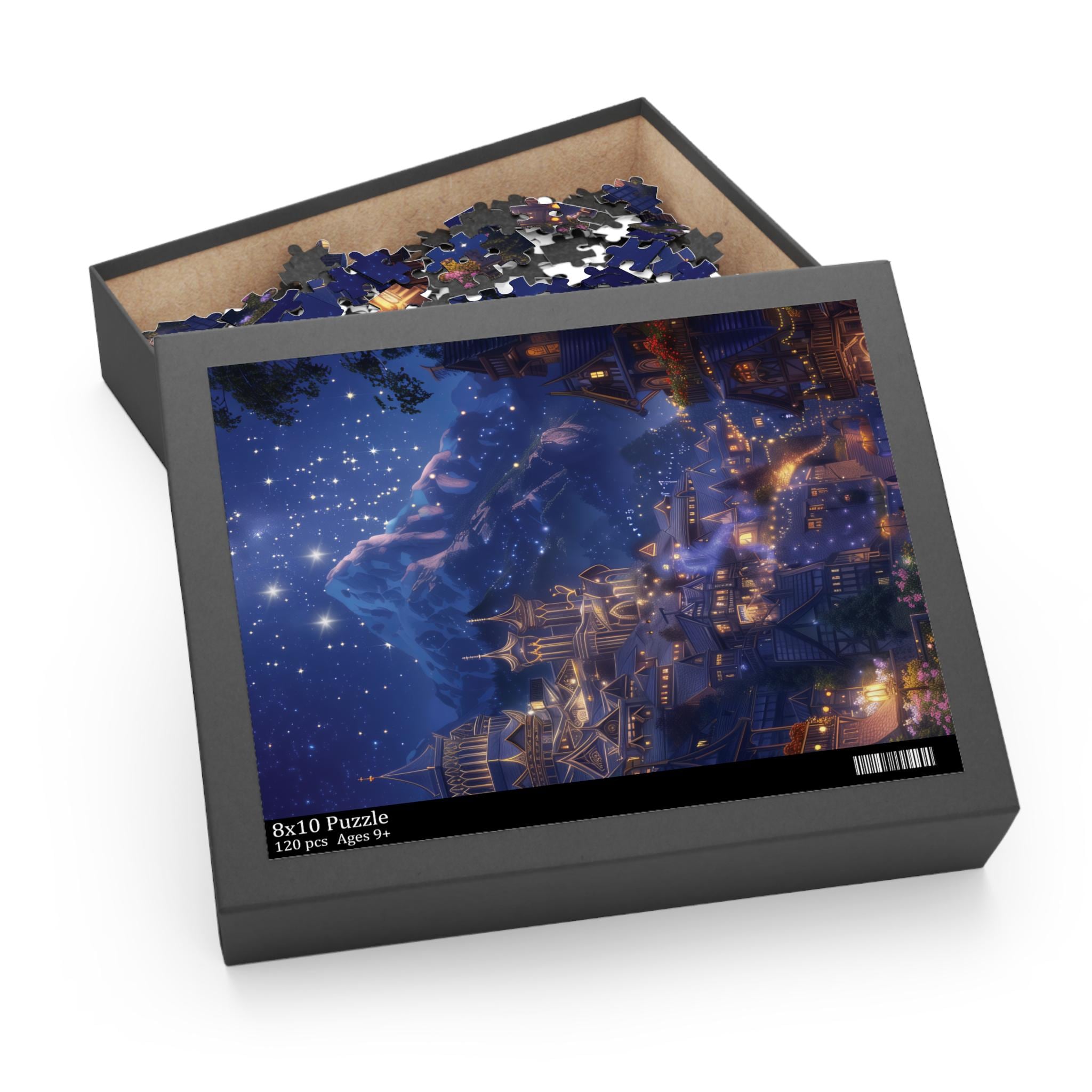 Acotar Puzzle Velaris Art, ACOTAR Puzzle Fantasy Picture Puzzle Bookish ...