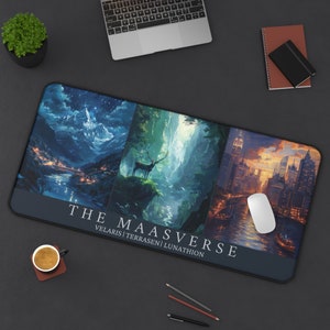 Acotar Maasverse Desk Mat Throne of Glass Art Large Mousepad, Maasverse ...
